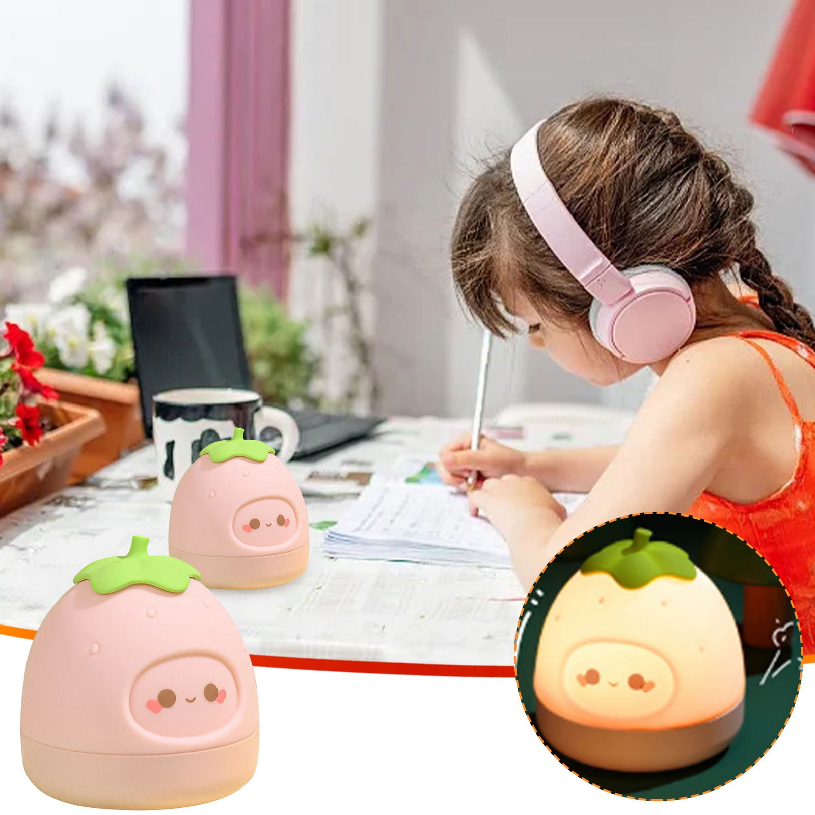 Night Light New Night Light USB Charging Mini Desktop LED Clapper Light ...