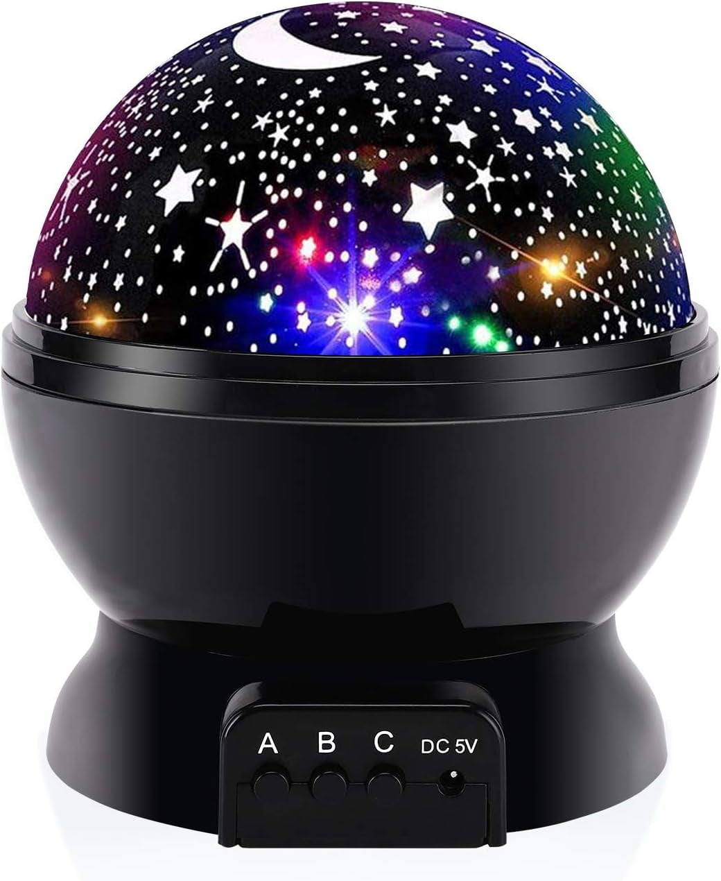 Night Light, Night Light Nebula 360 Degree Rotation - 4 LED Bulbs 12 ...
