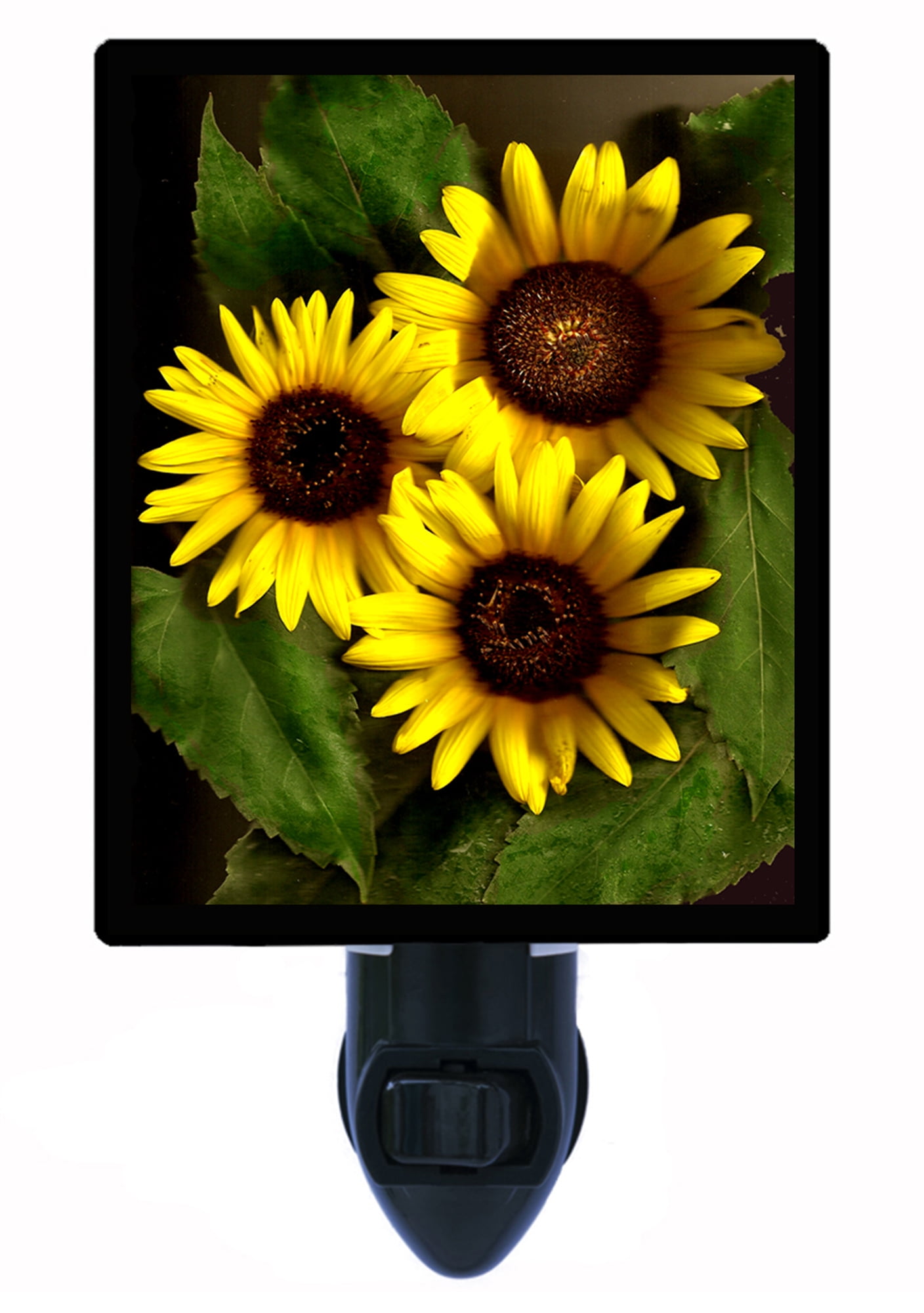 Night Light - Organics Sunflower. | Fall Theme, Includes Free Switchable Insert, 4W Bulb, E12 ...