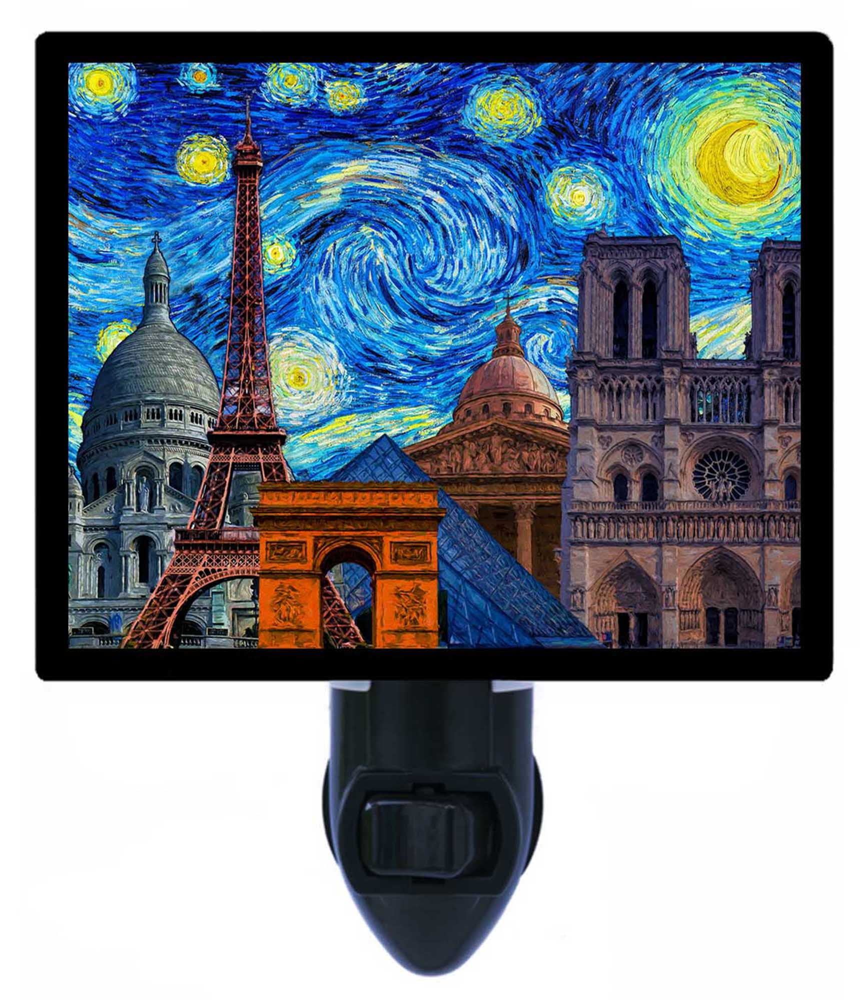 Night Light - Paris Starry Night. | Van Gogh Theme, Includes Free ...