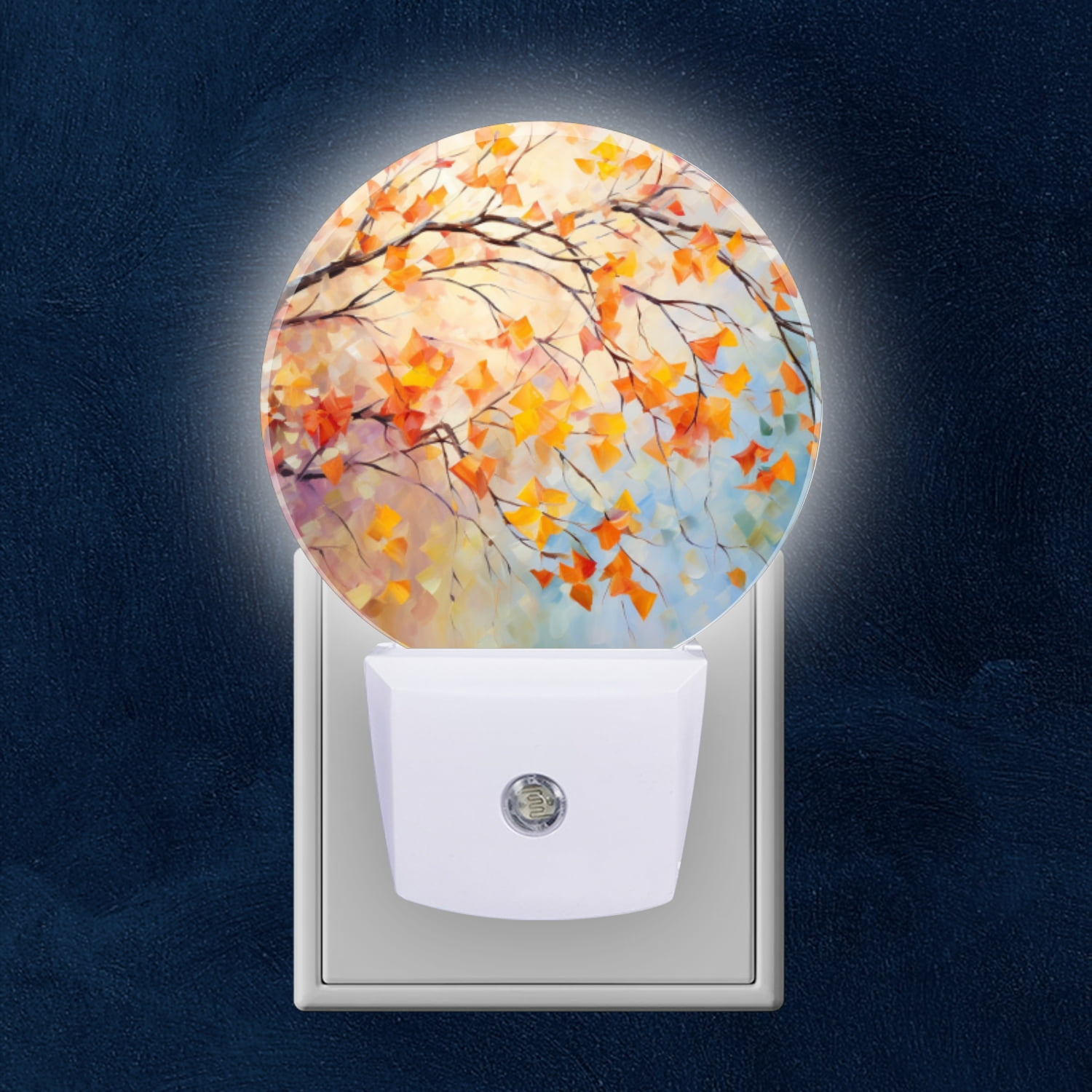 Night Light Plug into Wall,Dusk to Dawn Sensor Auto-On/Off for Bathroom ...