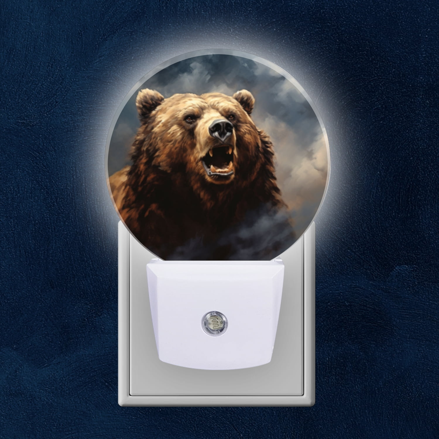Night Light Plug into Wall,Dusk to Dawn Sensor Auto-On/Off for Bathroom ...