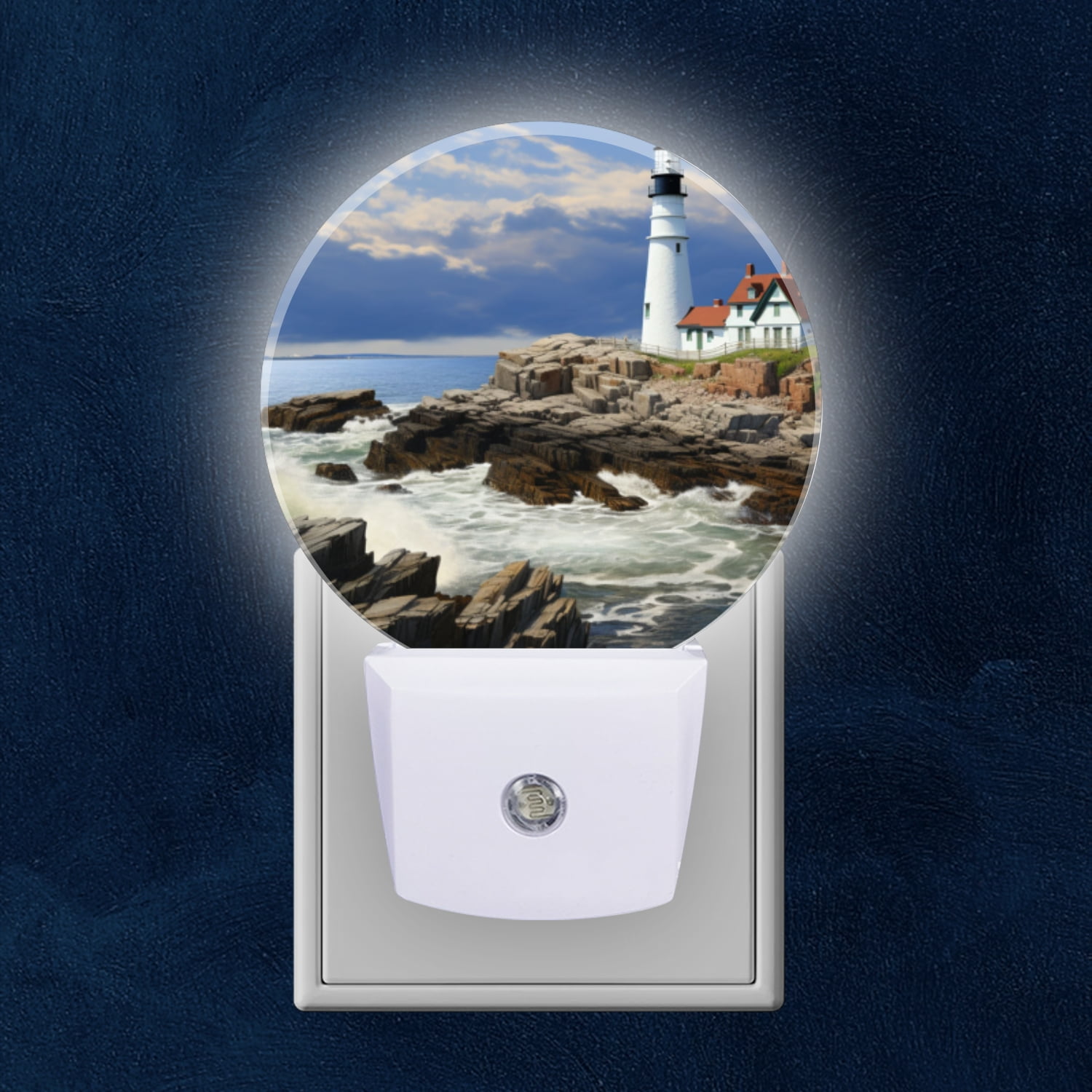 Night Light Plug into Wall,Dusk to Dawn Sensor Auto-On/Off for Bathroom ...