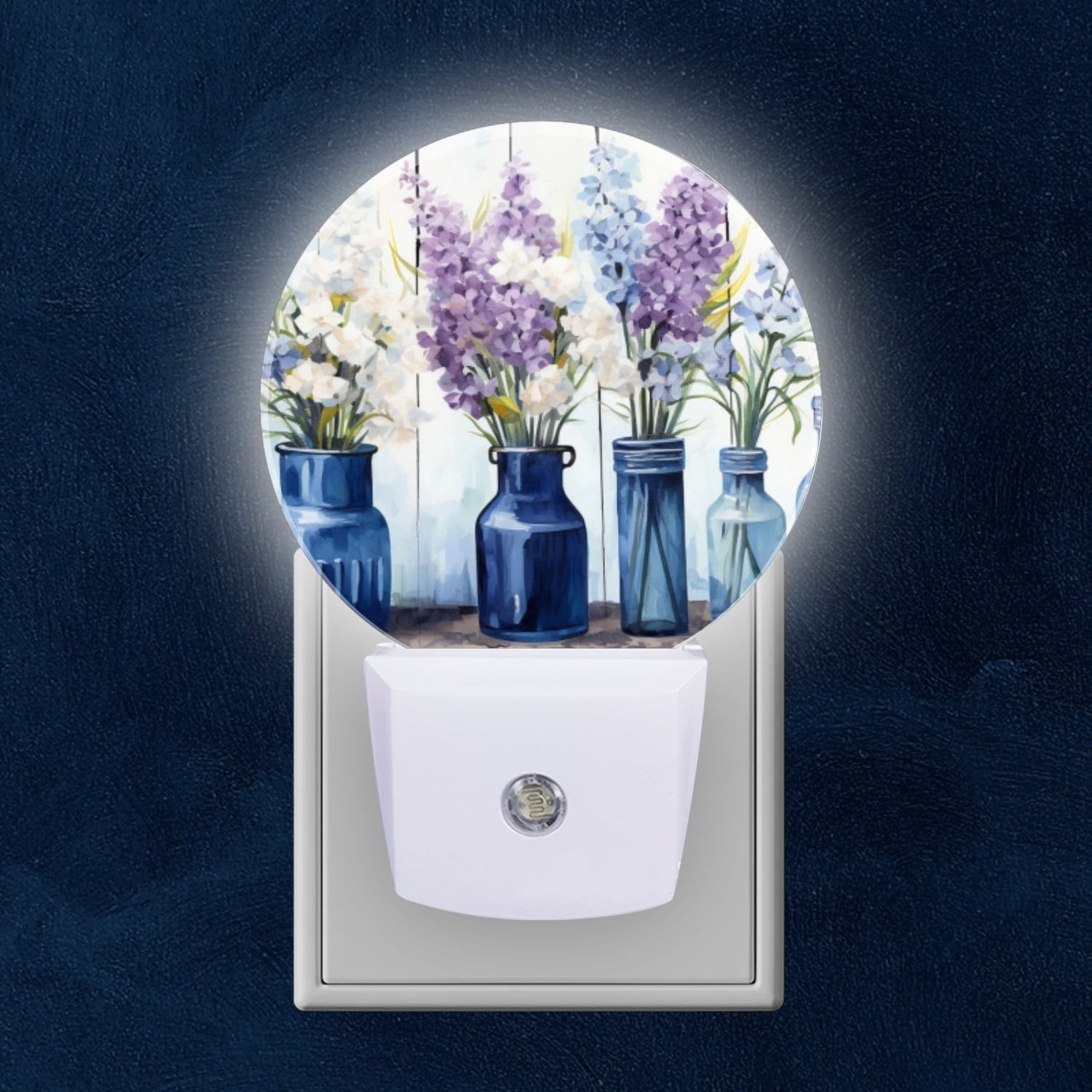 Night Light Plug into Wall,Dusk to Dawn Sensor Auto-On/Off for Bathroom ...