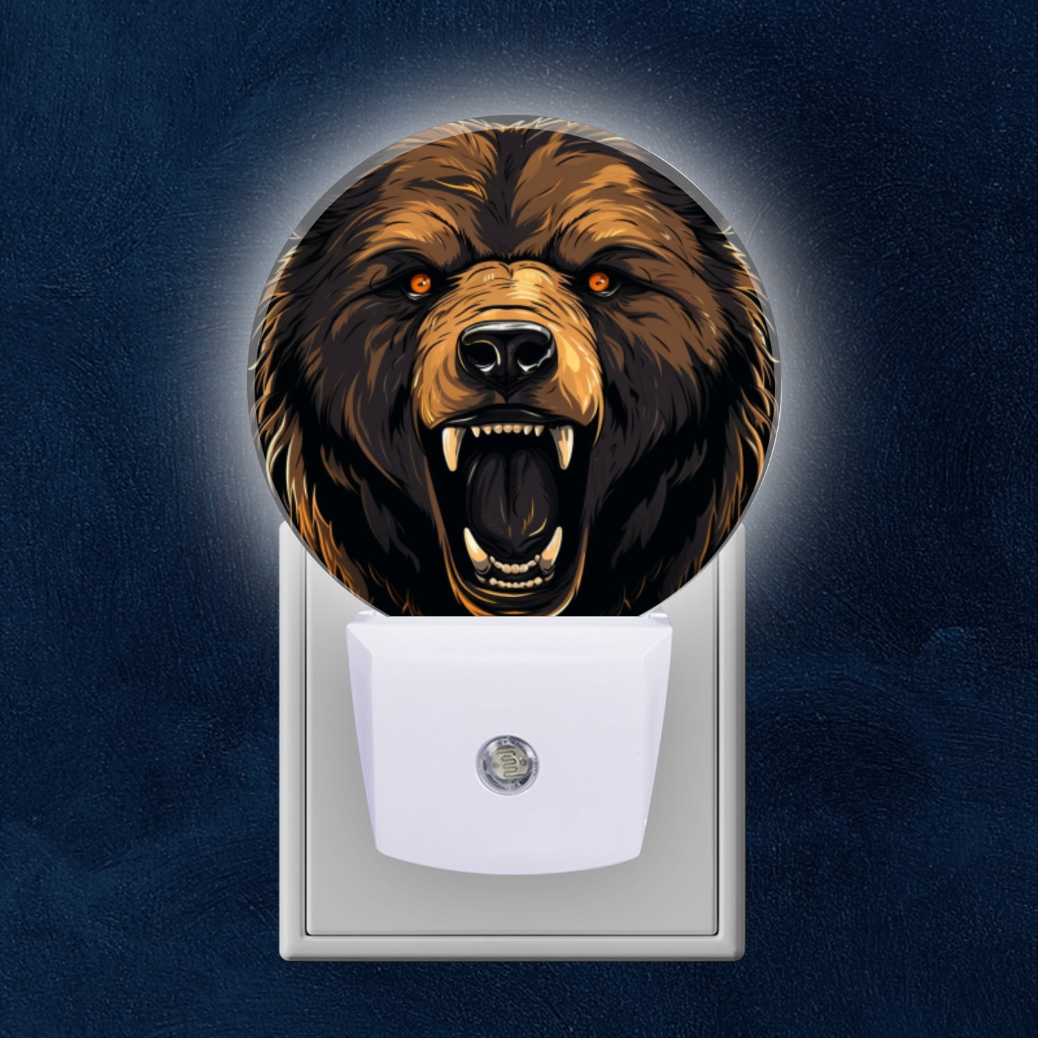 Night Light Plug into Wall,Dusk to Dawn Sensor Auto-On/Off for Bathroom ...