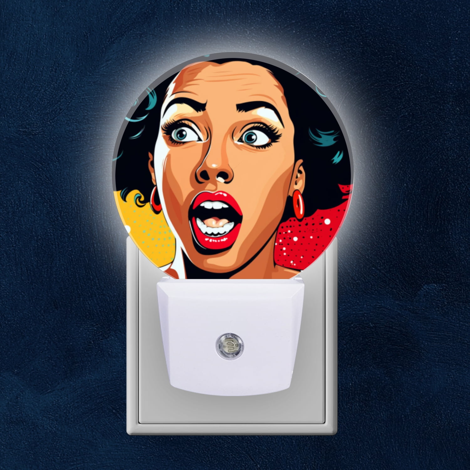 Night Light Plug into Wall,Dusk to Dawn Sensor Auto-On/Off for Bathroom ...