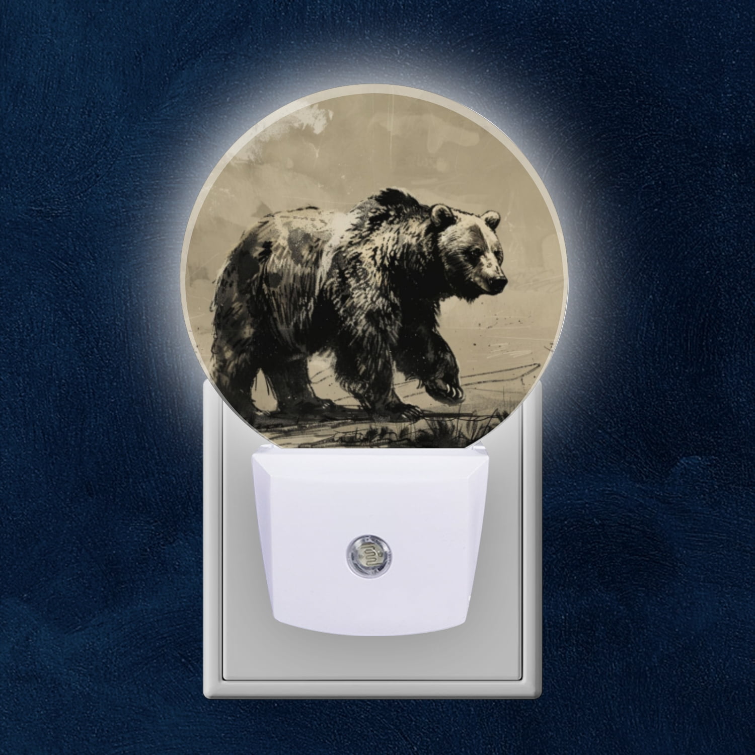Night Light Plug into Wall,Dusk to Dawn Sensor Auto-On/Off for Bathroom ...
