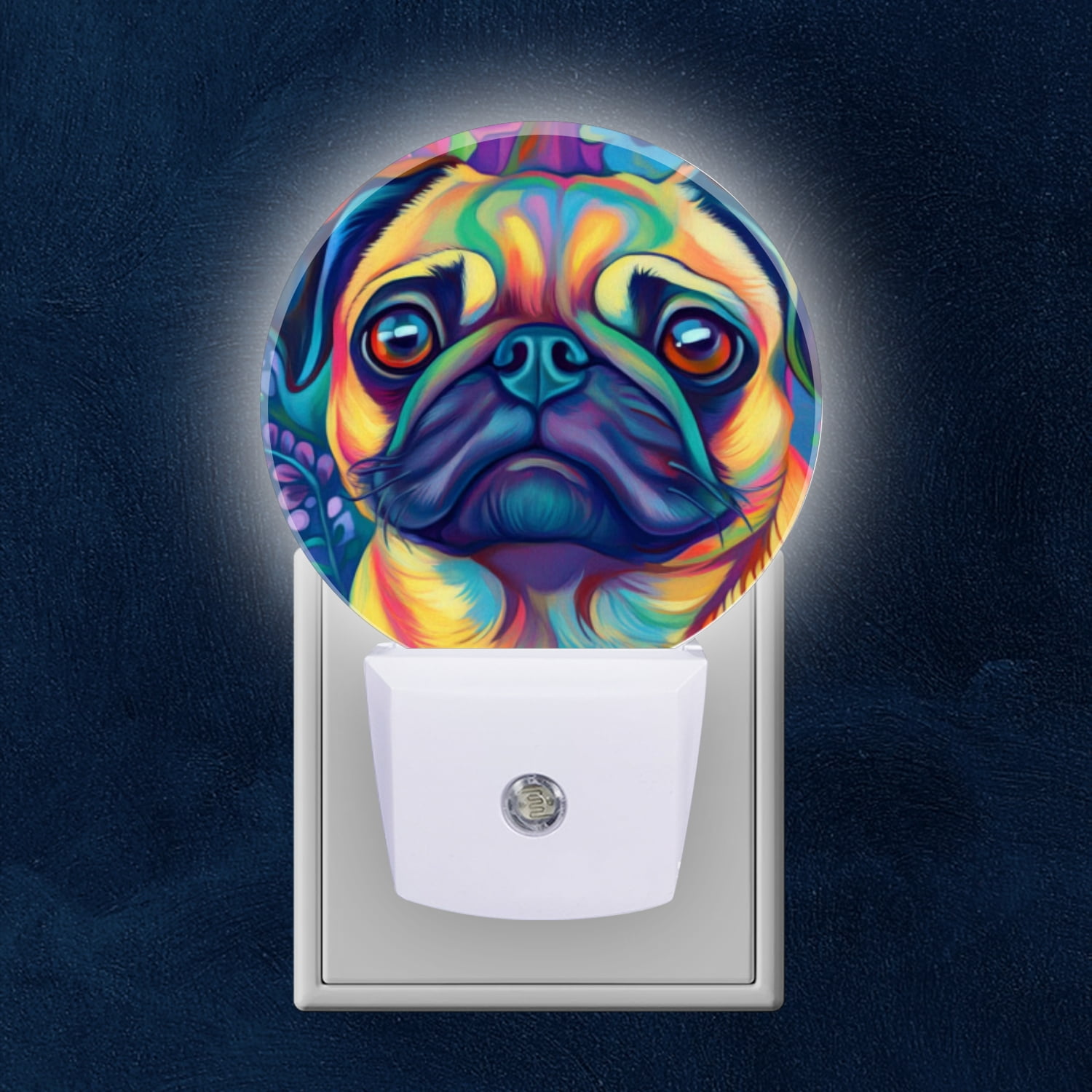 Night Light Plug into Wall,Dusk to Dawn Sensor Auto-On/Off for Bathroom ...
