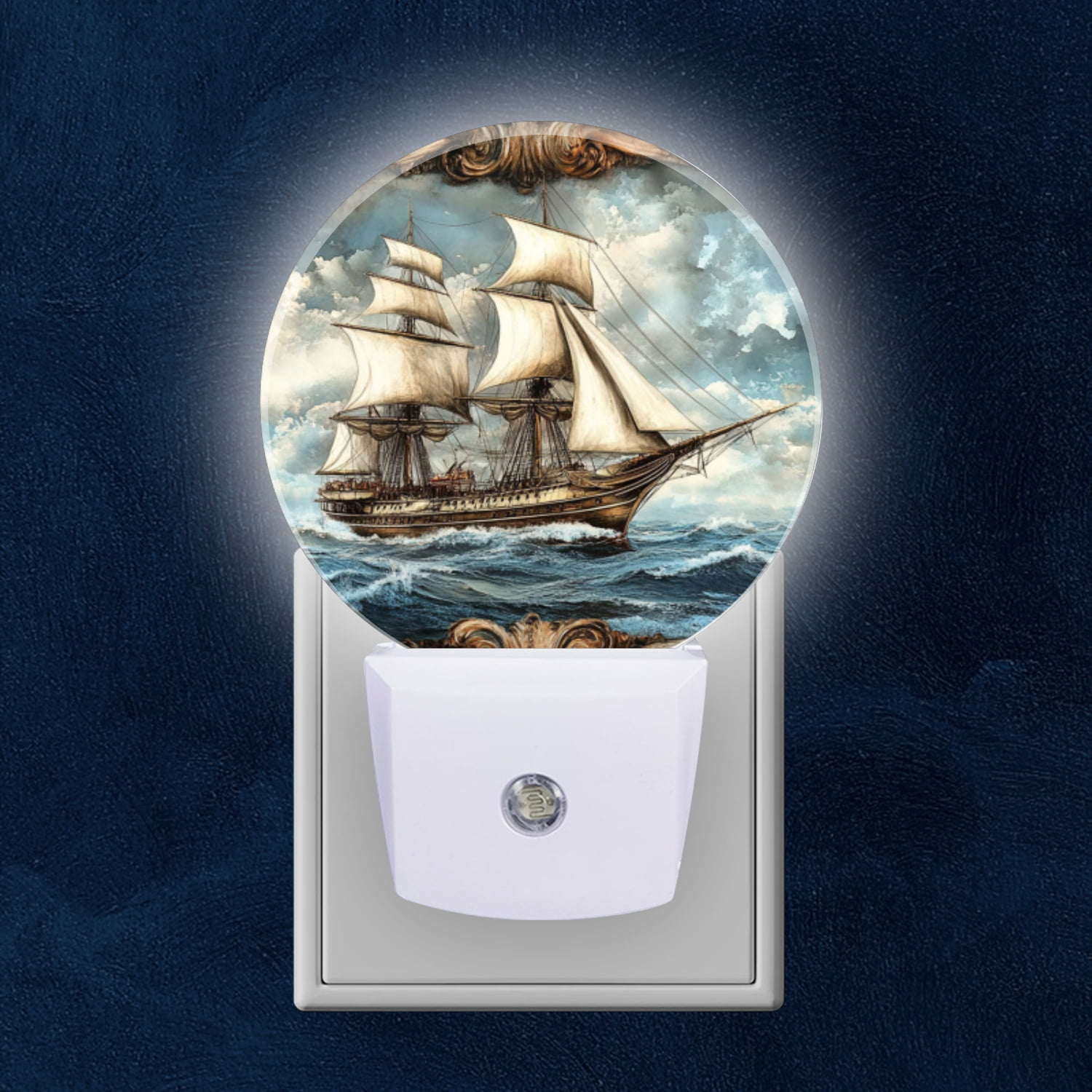 Night Light Plug into Wall,Dusk to Dawn Sensor Auto-On/Off for Bathroom ...