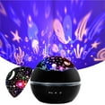 Night Light Projector 360 Degree Rotation Night Light for Kids Moon and ...