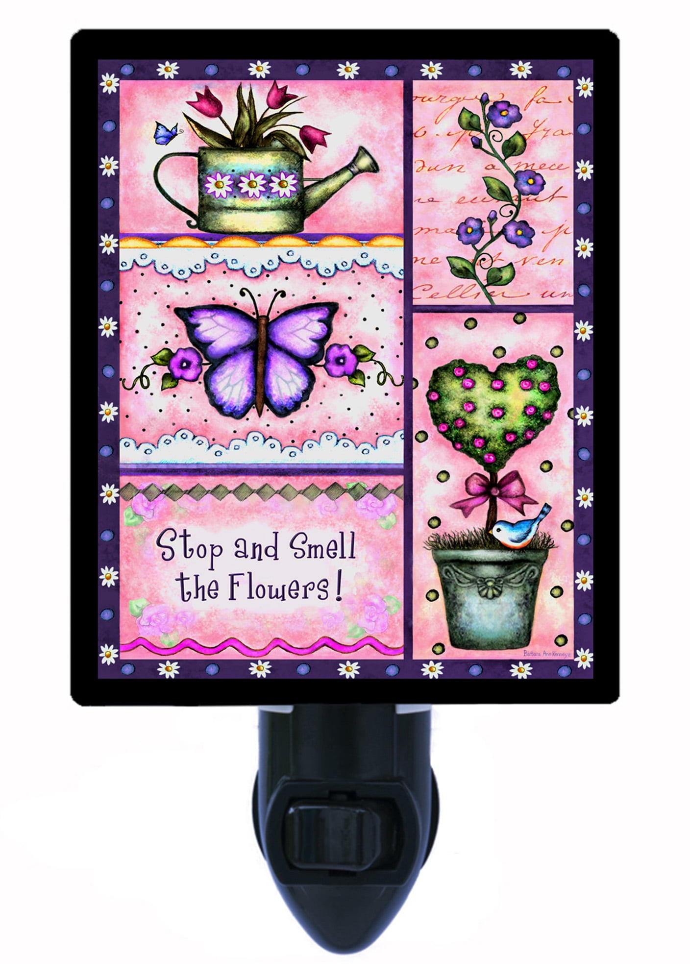 Night Light - Stop and Smell the Flowers. | Garden Theme, Includes Free ...