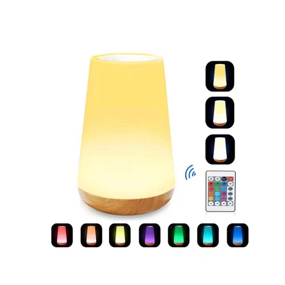 Night Light, Touch Lamp for Bedrooms Living Room Portable Table Bedside ...