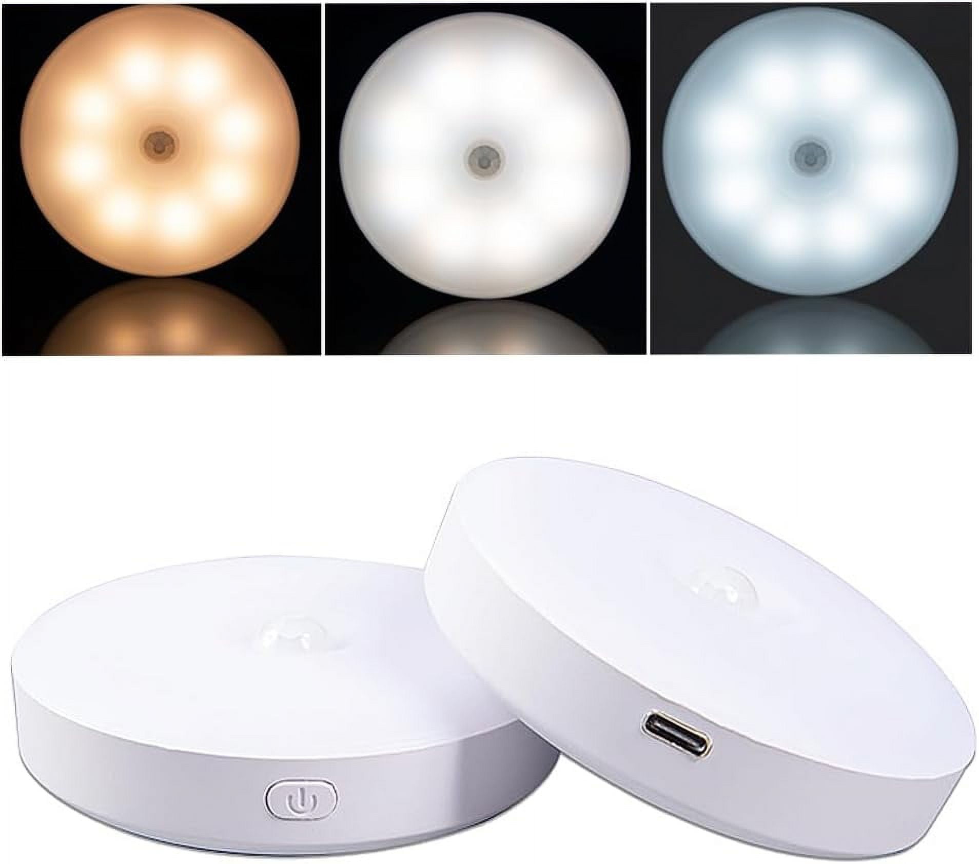 Night Light, Upgraded Frosted, Human Sensor Light, Three-Colour ...