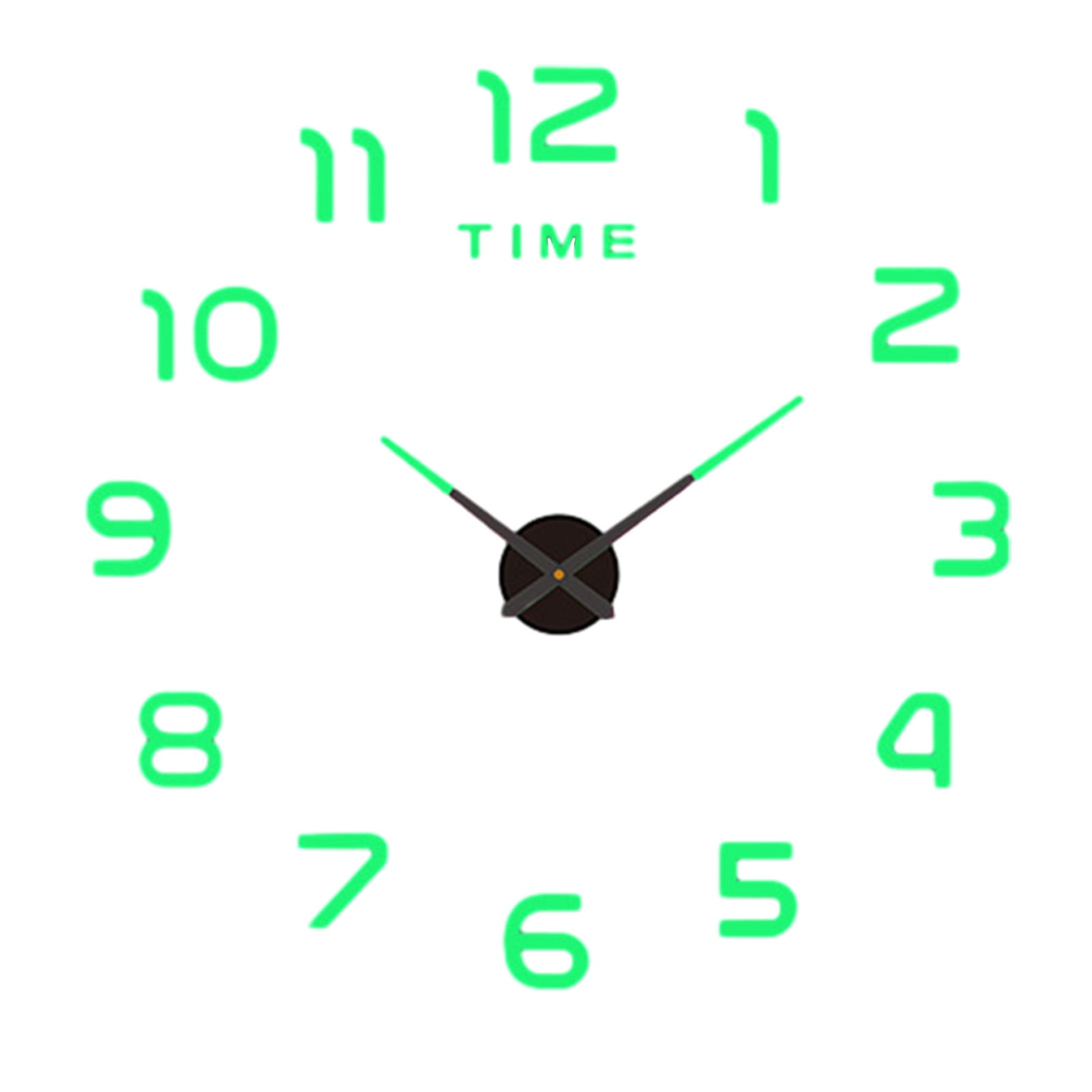 Night Light Wall Clocks Wall Clocks Silent Non Ticking Movement Wall ...