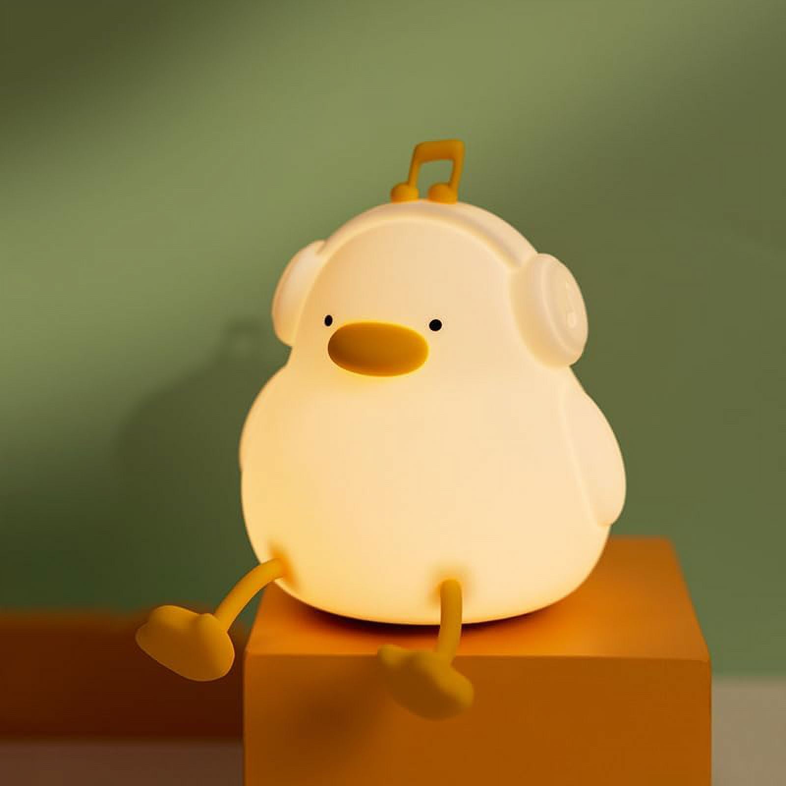 Night Light for Kids, Squishy Duck Design, 3 Level Dimmable, Silicone ...