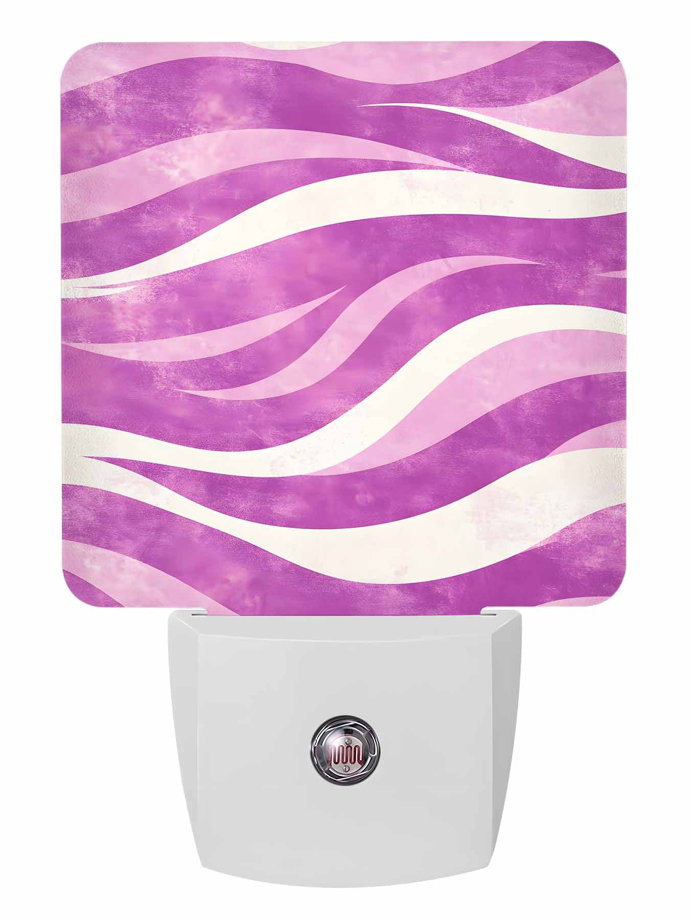 Night Lights Auto Sensor Pink Stripe Plug-in LED Nightlights Lamp Dusk ...