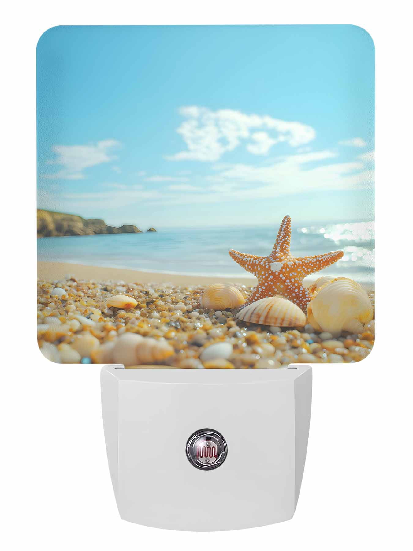 Night Lights Auto Sensor Starfish Plug-in LED Nightlights Lamp Dusk to ...