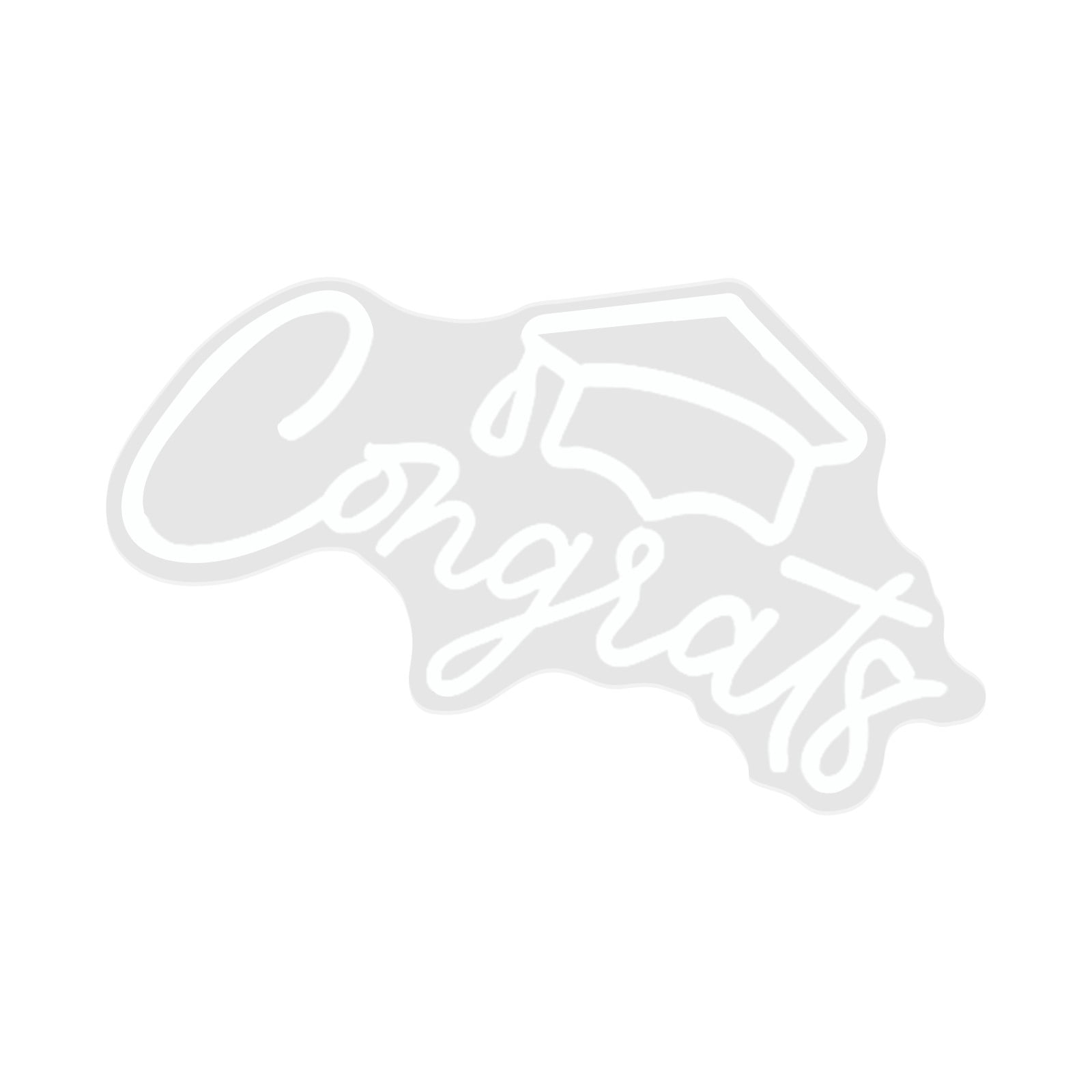 Night Lights Congratulations Graduation Neon Light Sign - Adjustable ...