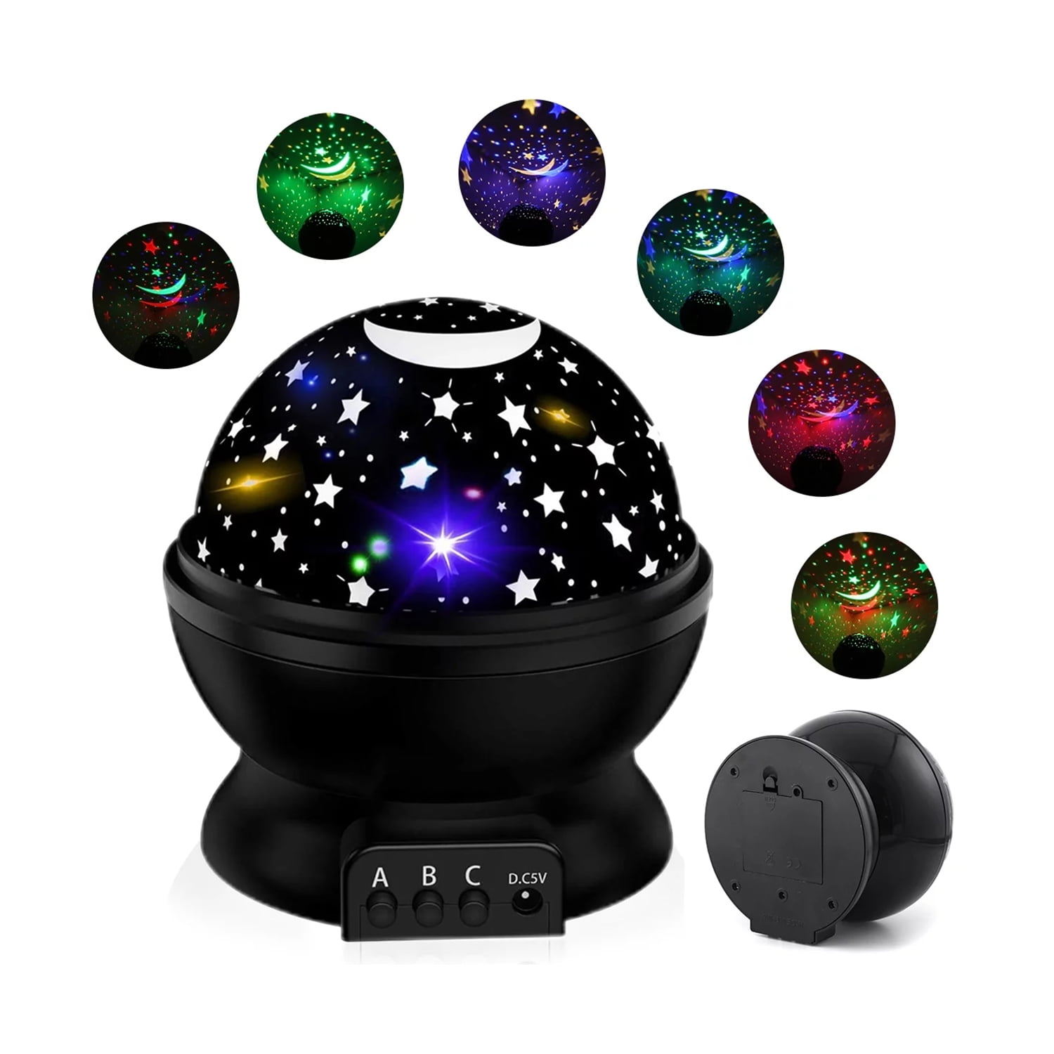 Night Lights for Kids, Star Night Light Projector for Kids Room, 360 ...