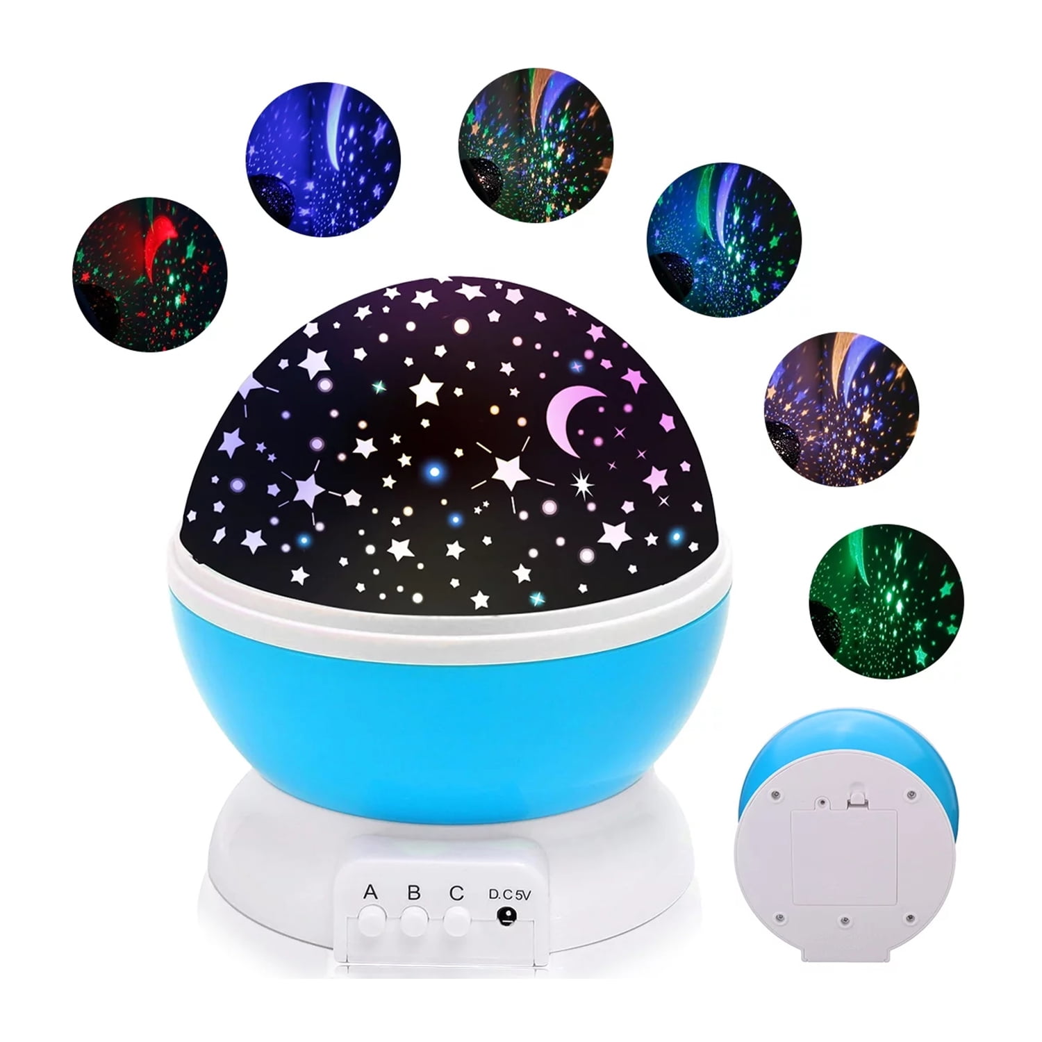 Night Lights for Kids, Star Night Light Projector for Kids Room, 360 ...