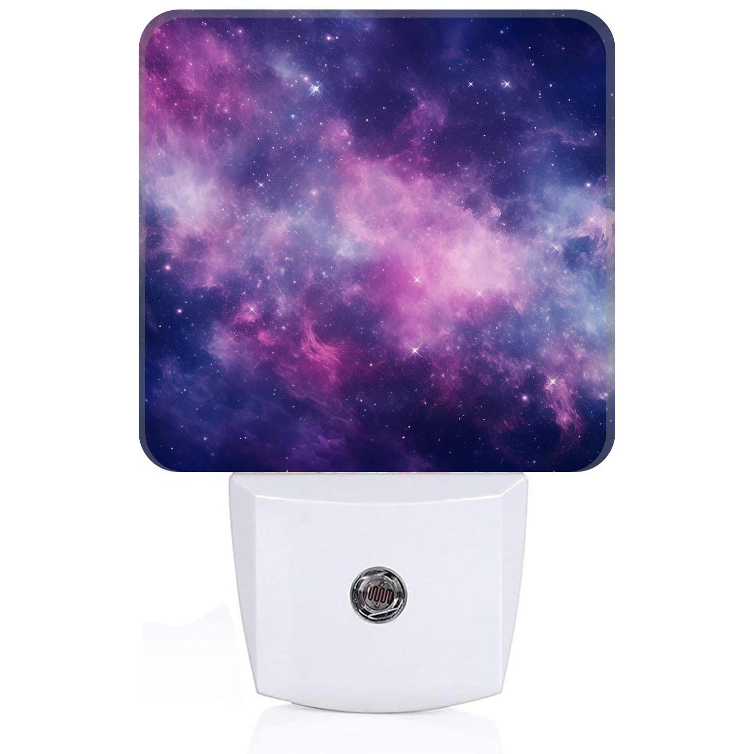 Night Lights Lamps With Dusk To Dawn Sensor, Universe Spiral Galaxy ...