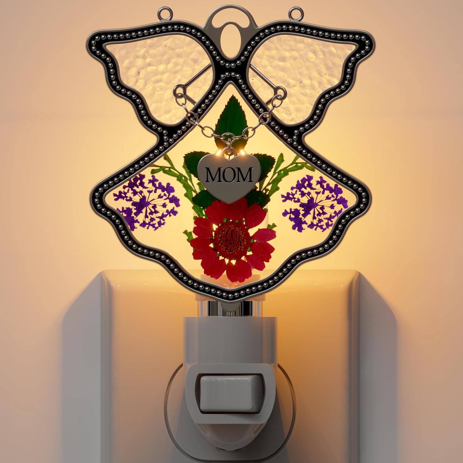Night Lights Plug into Wall 1-Pack 7W Plug in Night Light Dusk to Dawn ...