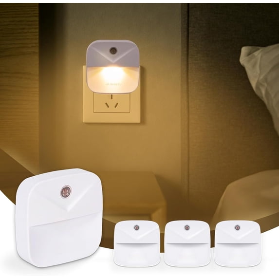 Night Lights Plug into Wall, Automatic LED Night Light with Dusk to ...