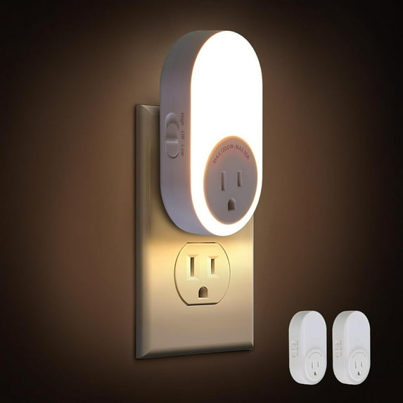 Night Lights Plug Into Wall, Dusk to Sensor Night Light with Power ...