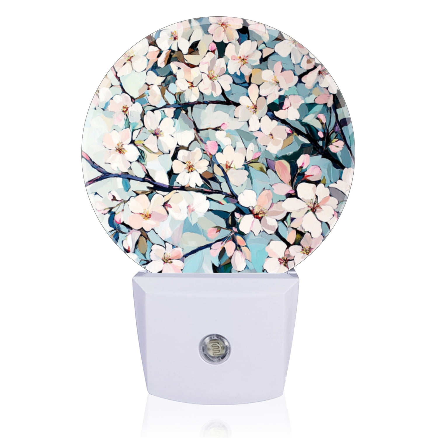 Night Lights Plug Into Wall, Stunning Spring - Time Blooms LED Night ...