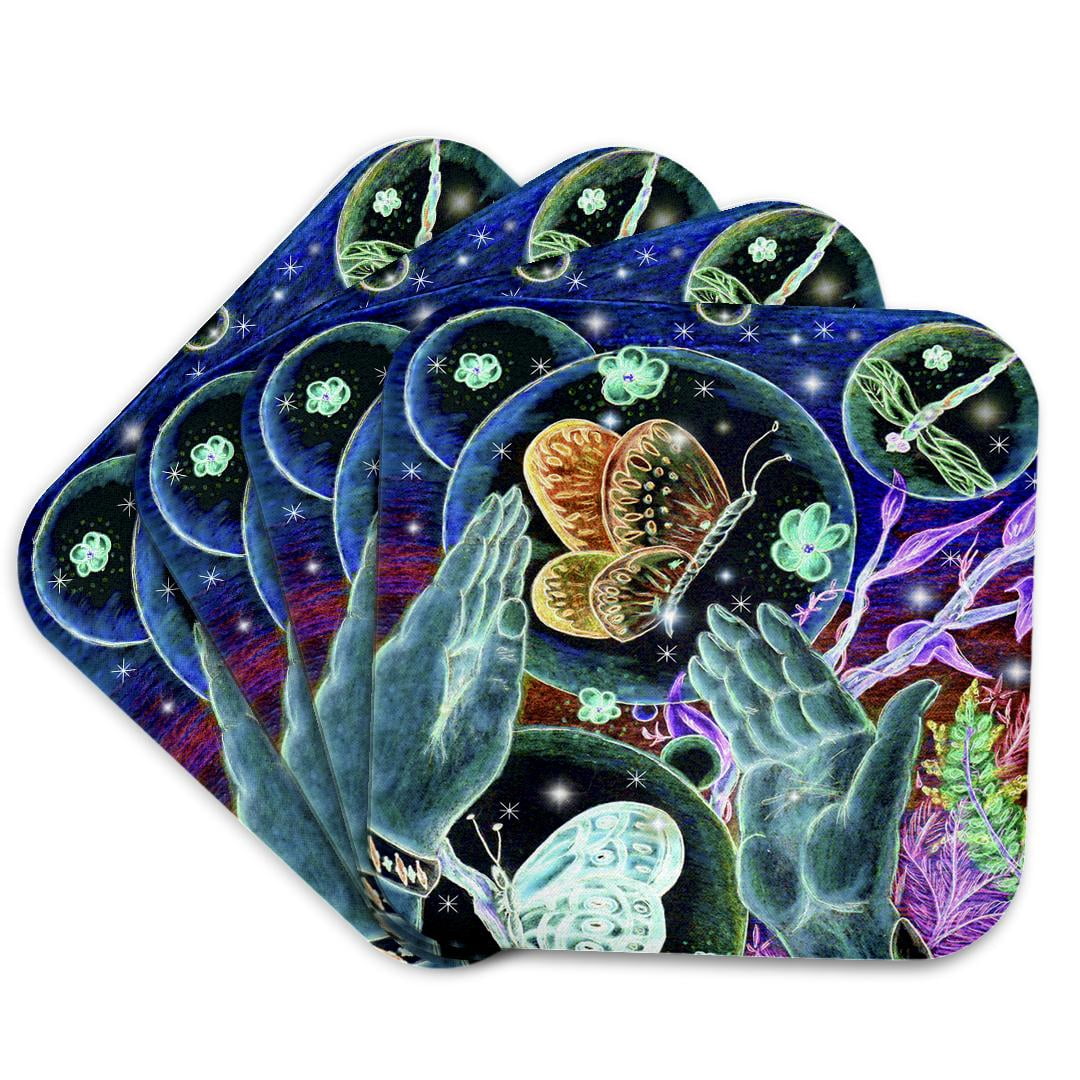 3drose, Night Magic Never to Be Lost 2, Set of 4 Coasters - Soft ...