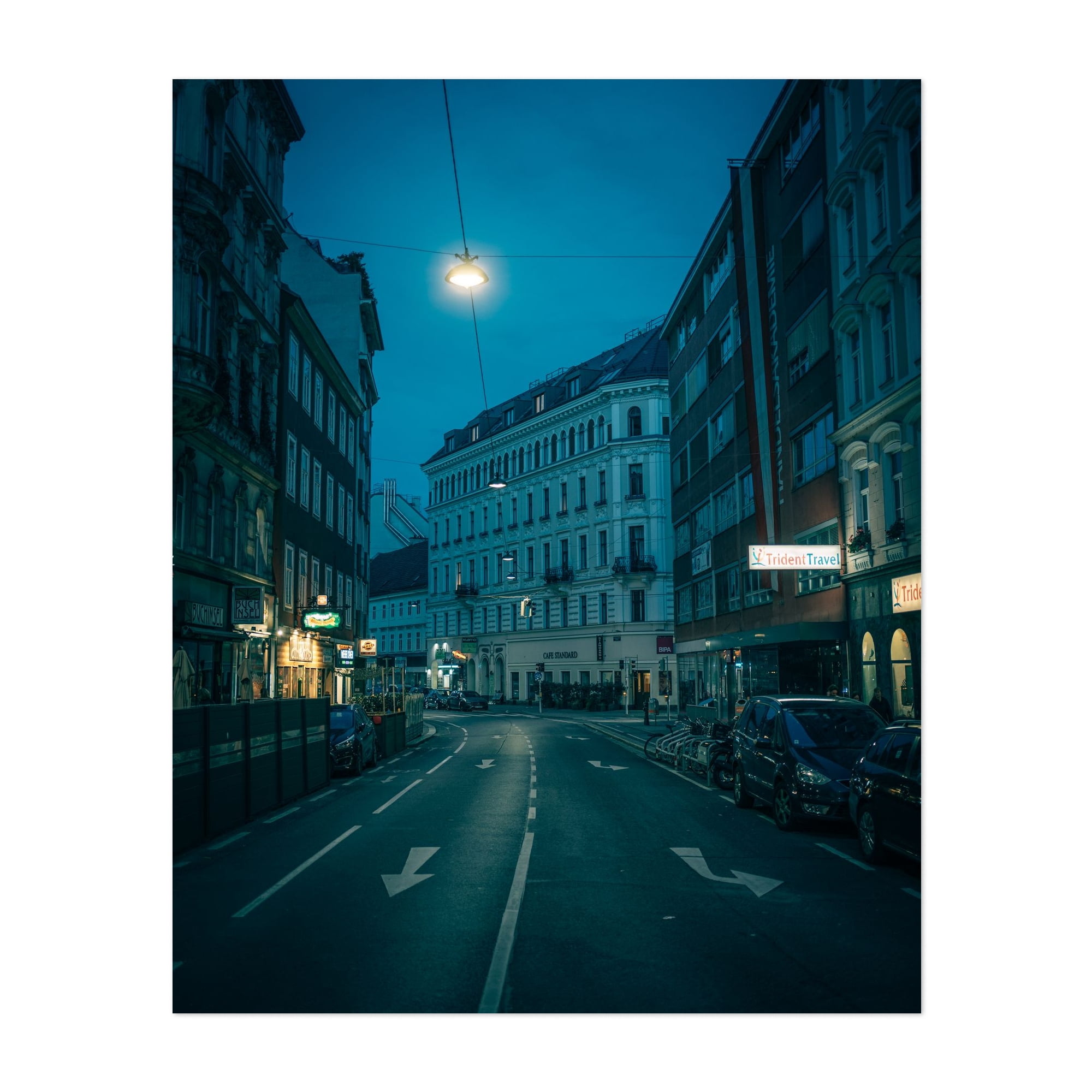 Night on Margaretenstraße, Vienna 01 - Vienna Austria Photography ...