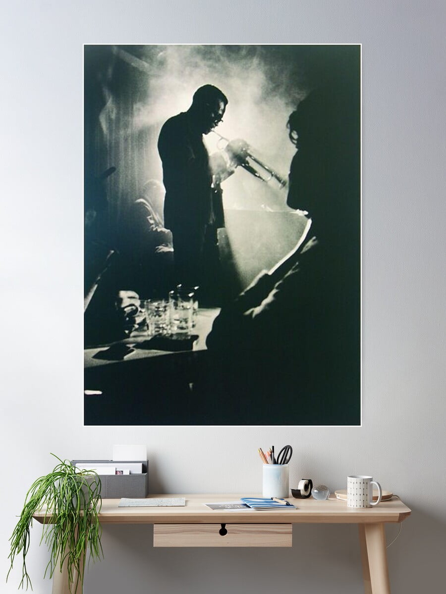 Night Miles Smoke Claude Poster Wall Art, Modern Wall Decor For Living ...