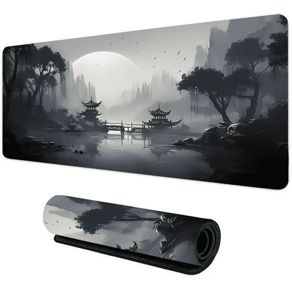 Night Moonlight large cool mouse pad laptop non-slip esports office ...