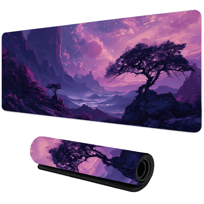 Night Moonlight large cool mouse pad laptop non-slip esports office ...