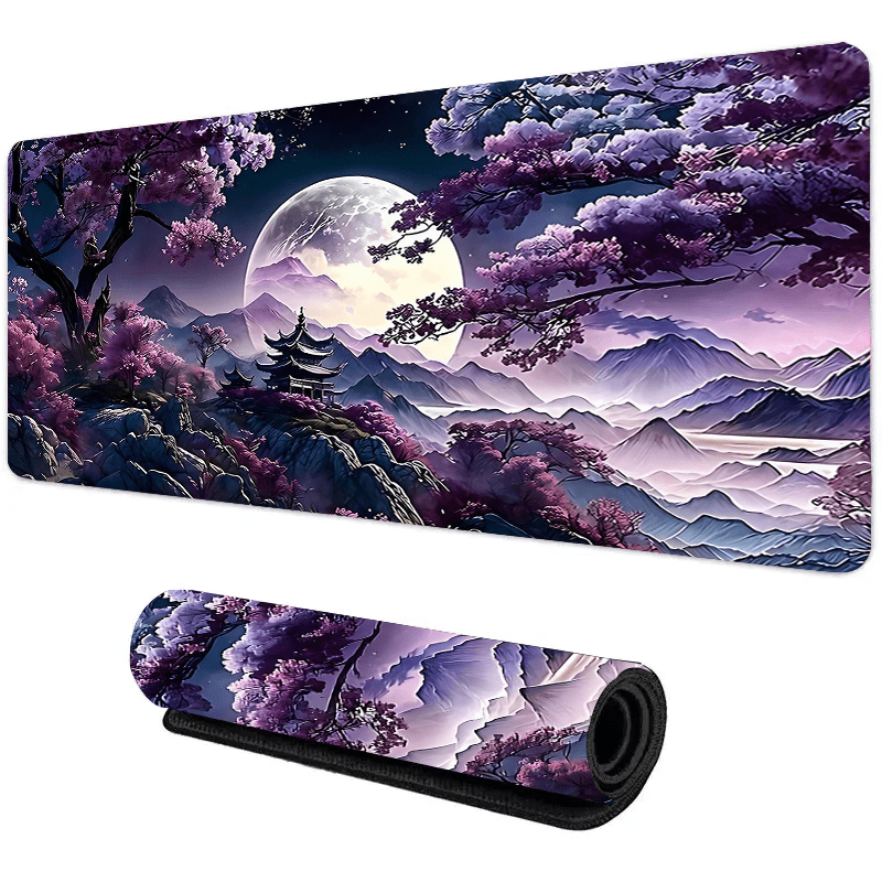 Night Moonlight large cool mouse pad laptop non-slip esports office ...