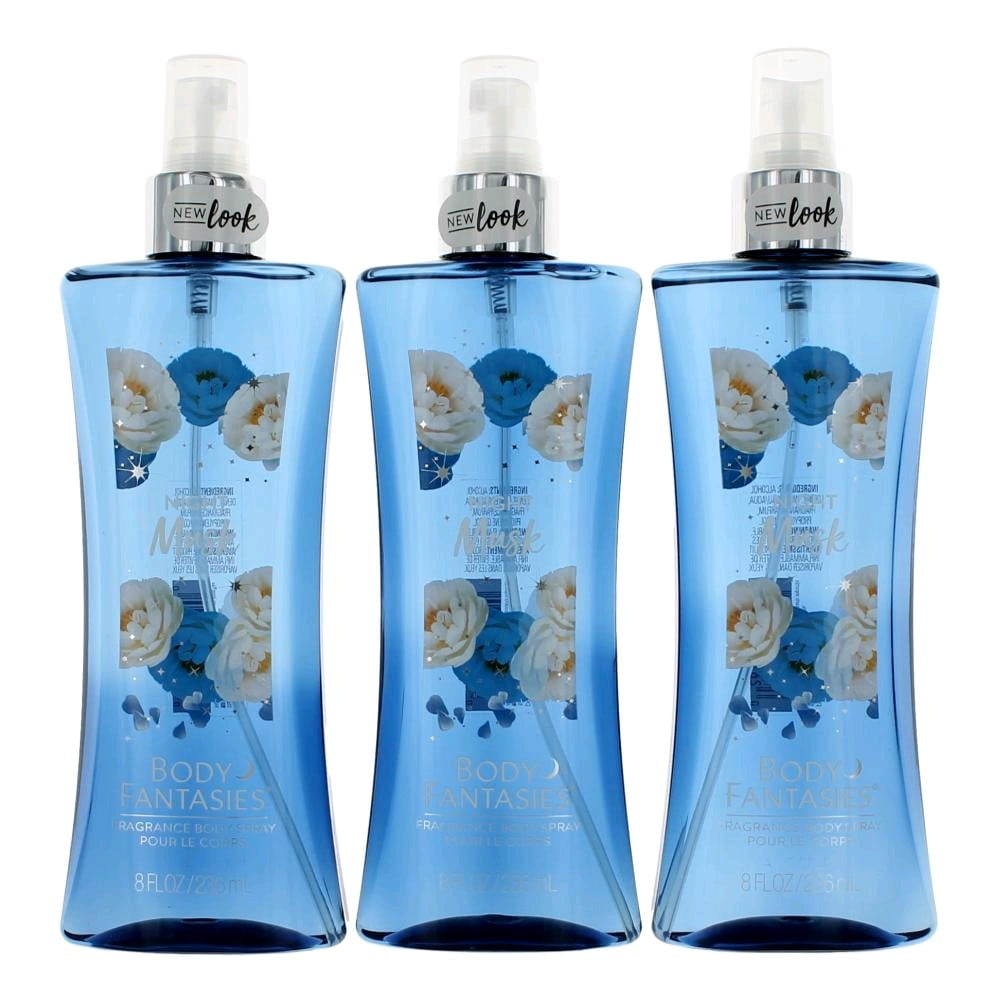Night Musk by Body Fantasies, 3 Pack 8 oz Fragrance Body Spray for ...