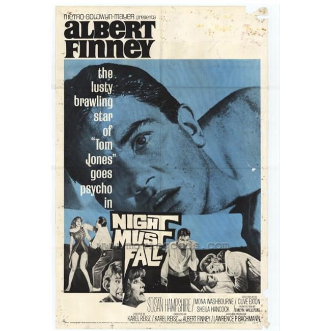 Night Must Fall Movie Poster - 27 x 40 in. - Walmart.com