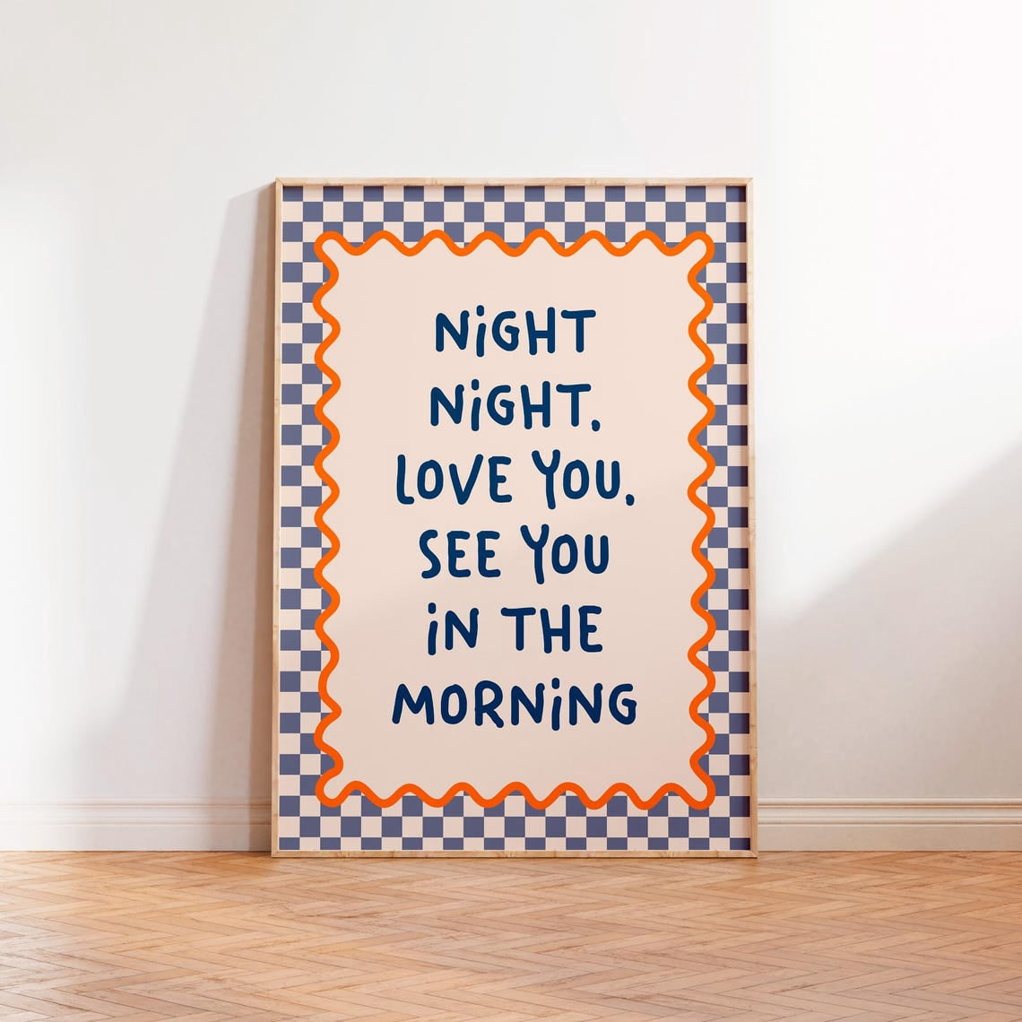 Night Night Love You See You In The Morning Poster, Love Partner For ...