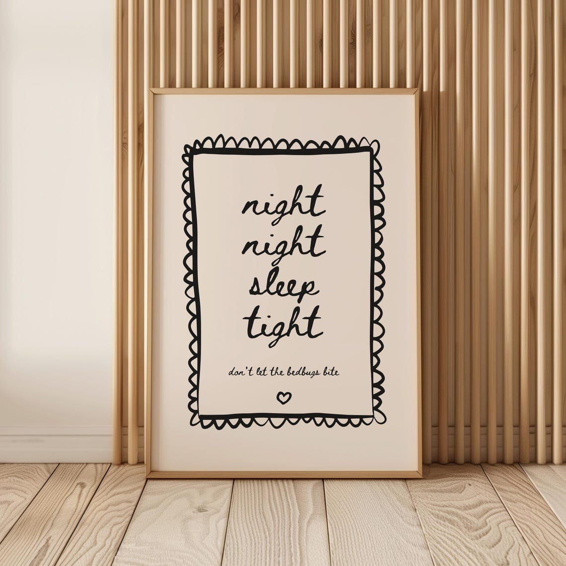 Night Night Sleep Tight Print / Fun Bedroom Prints, Stay In Bed Print ...