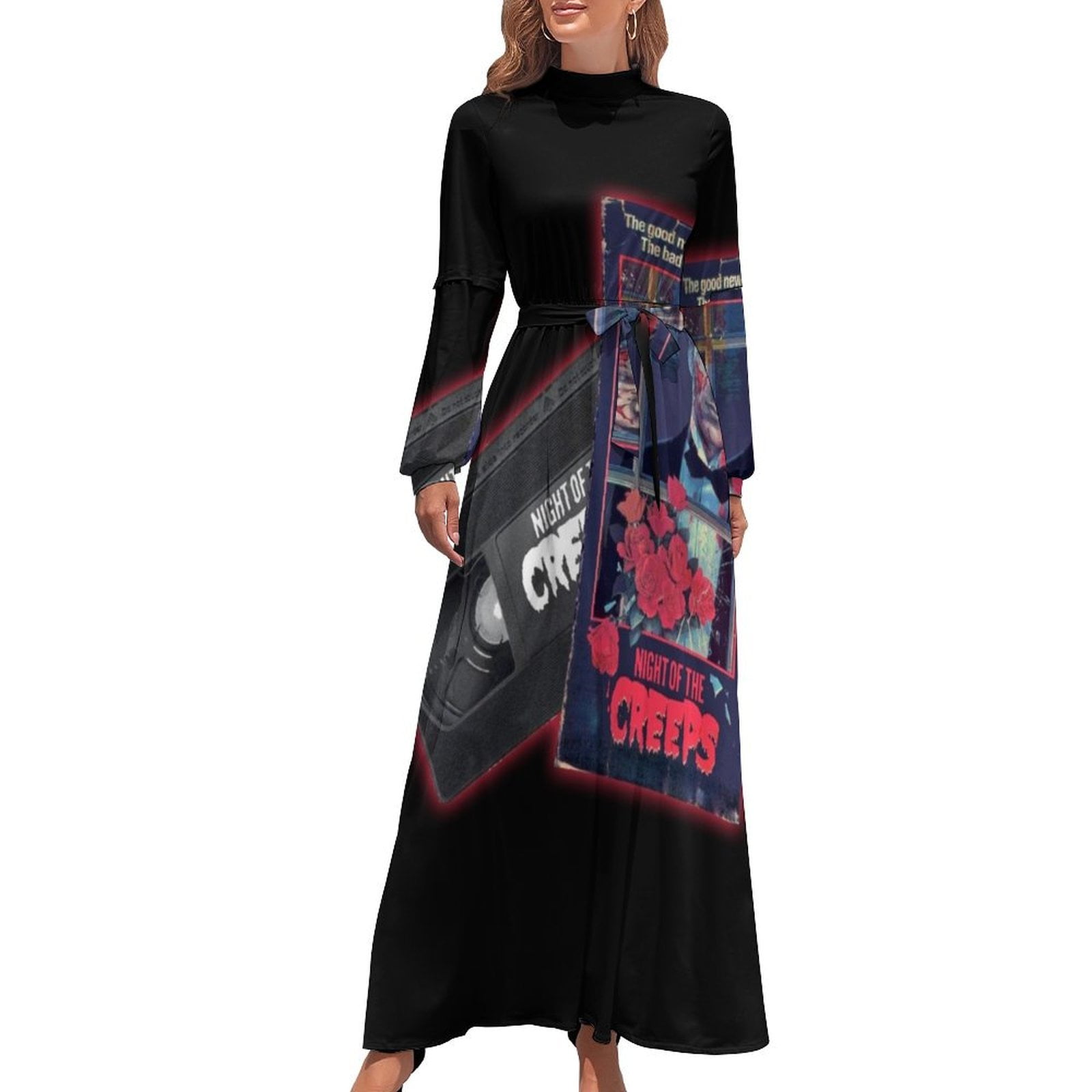 Night Of The Creeps Long Dress women's evening dresses 2024 long dress ...