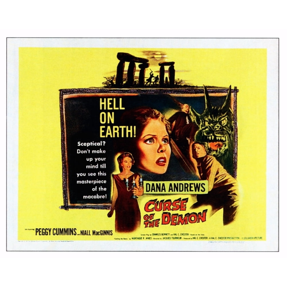 Night Of The Demon Movie Poster Masterprint - Walmart.com