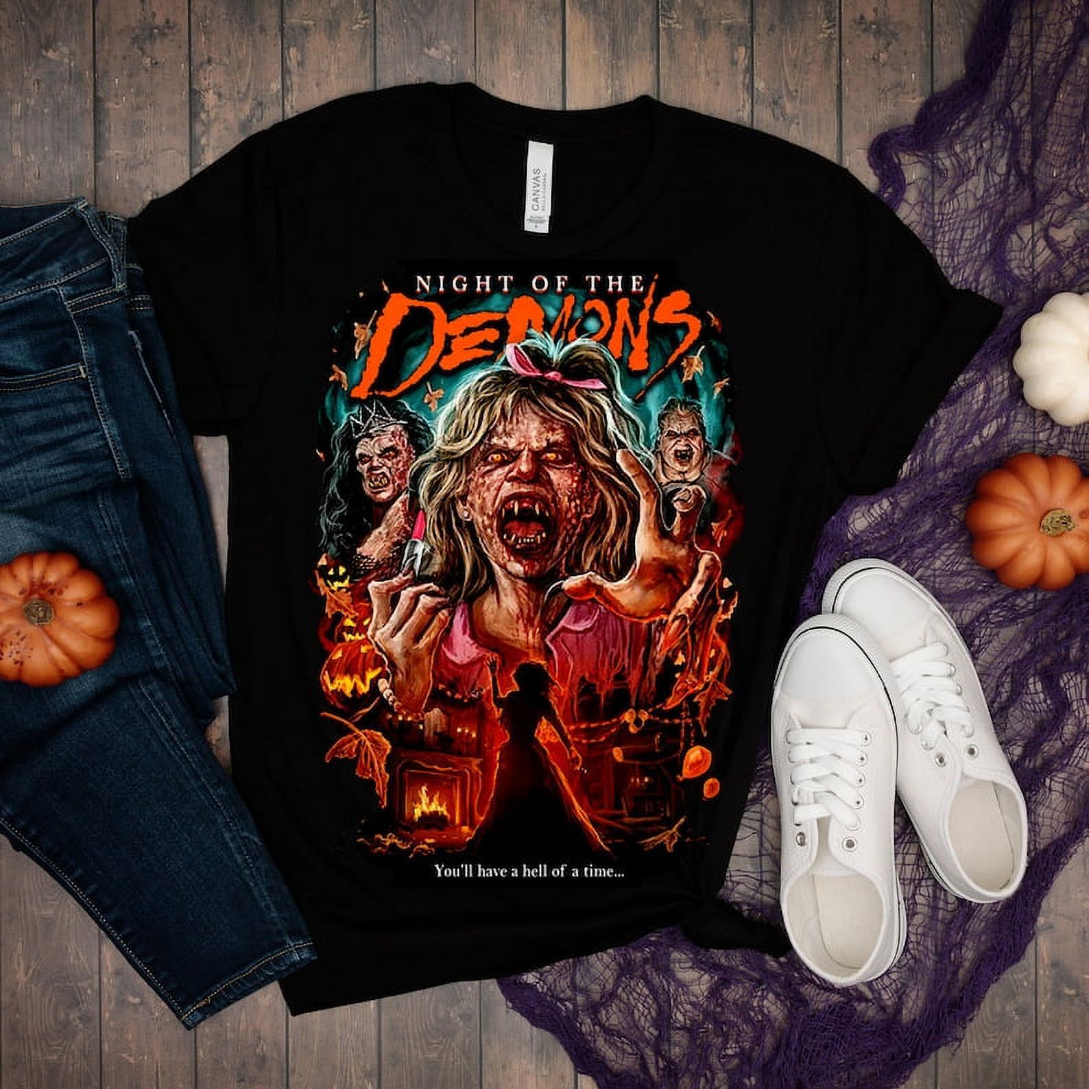 Night Of The Demons Horror Movie Shirt, Vintage Horror Movie Shirt, 80s ...