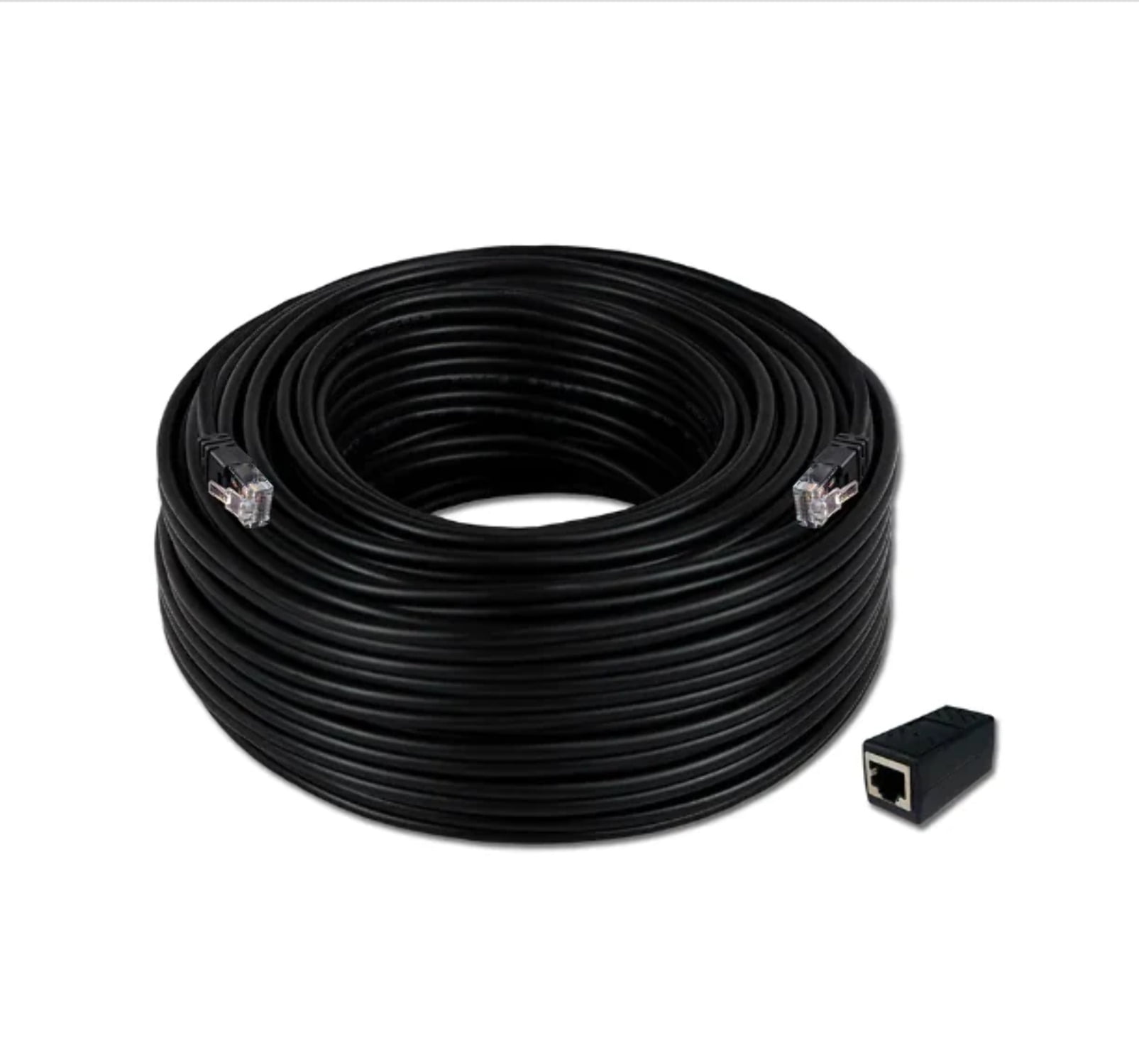 Night Owl 100 ft CAT5E UL Rated Ethernet Cable with RJ45 Coupler - 1 ...