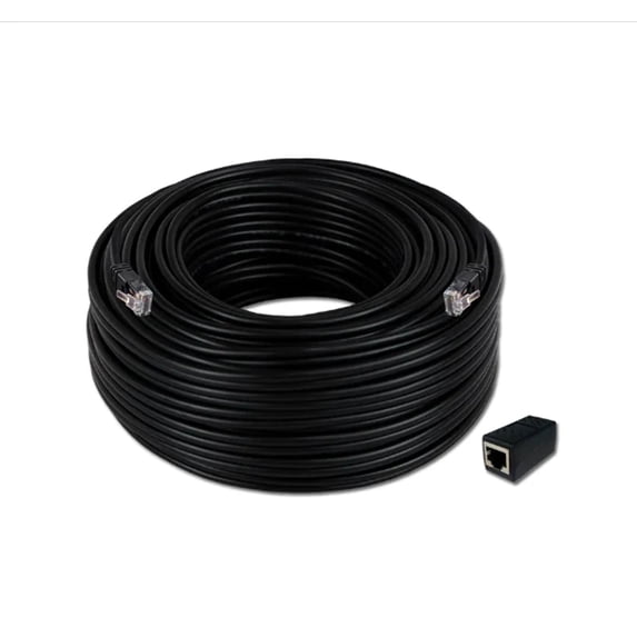 Night Owl 100 ft CAT5E UL Rated Ethernet Cable with RJ45 Coupler - 1 ...