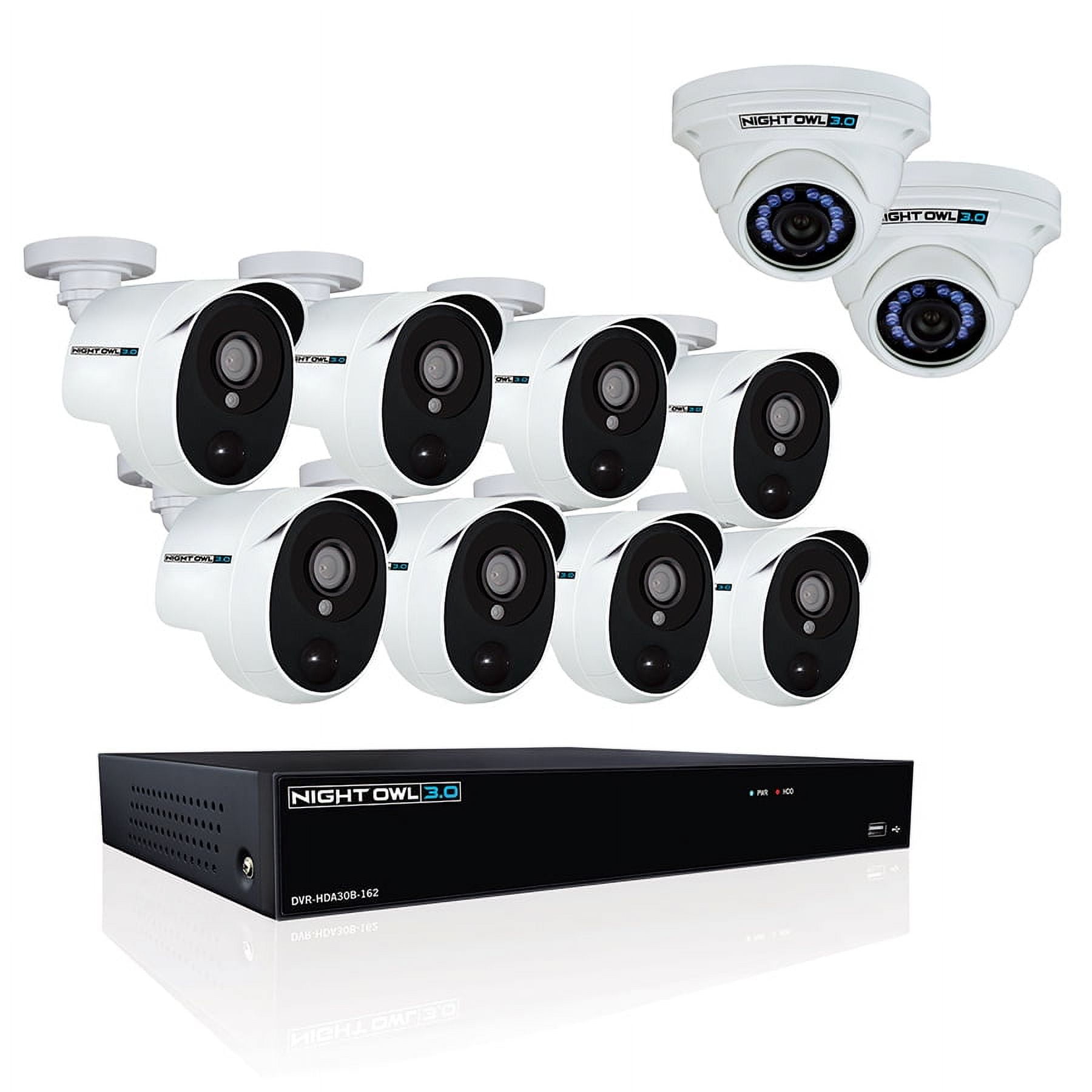 Night Owl 16 Channel 3MP Extreme HD Video Security System with 2 TB HDD ...