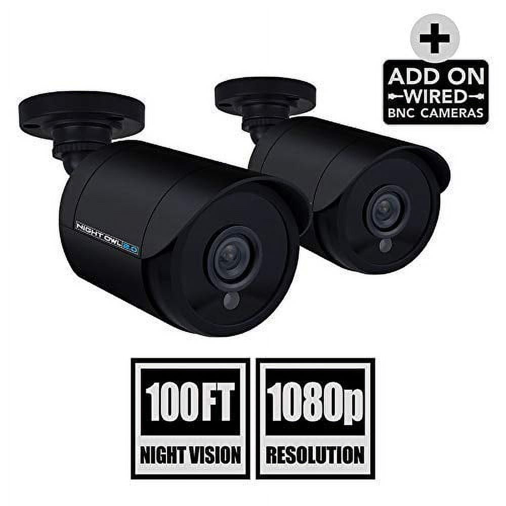 Night Owl 2 Megapixel Surveillance Camera - Color - 100 ft Night Vision ...