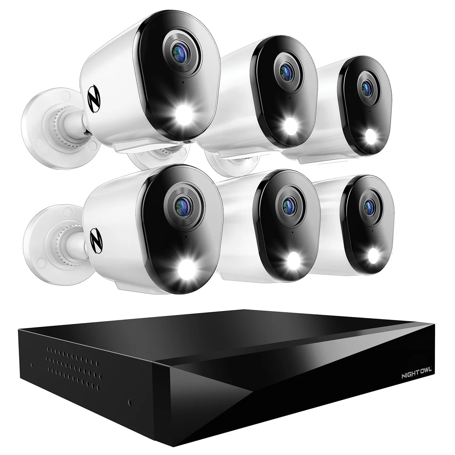 Night Owl 2-Way Audio 12 Channel DVR Security System with 2TB Hard ...