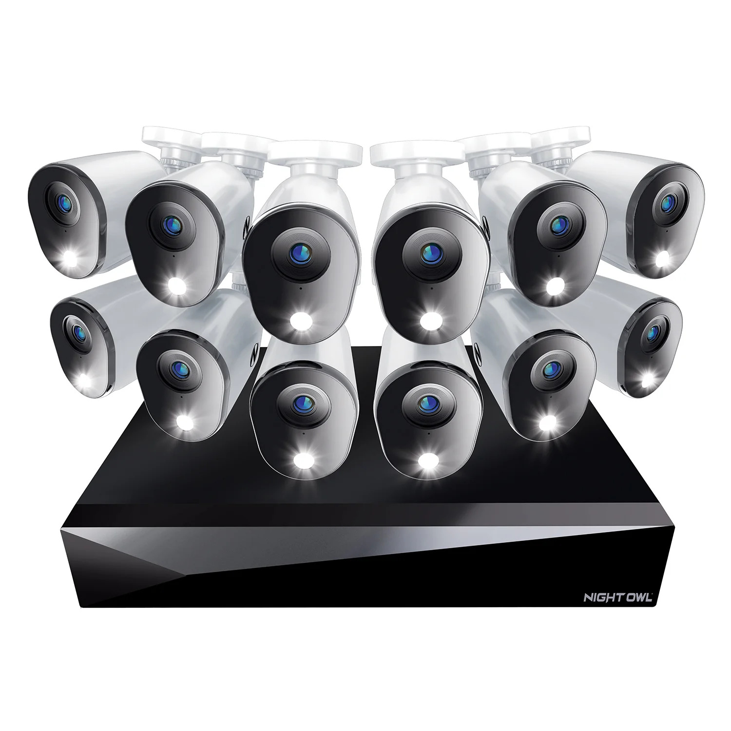 Night Owl 8 Channel 1080p Wired DVR, 4 Wired Cameras & 1TB HDD ...