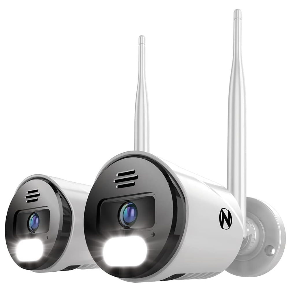 Night Owl CAM-2PK-WNIP8LBU Wi-Fi IP 4K HD Spotlight Cameras with 2 Way ...