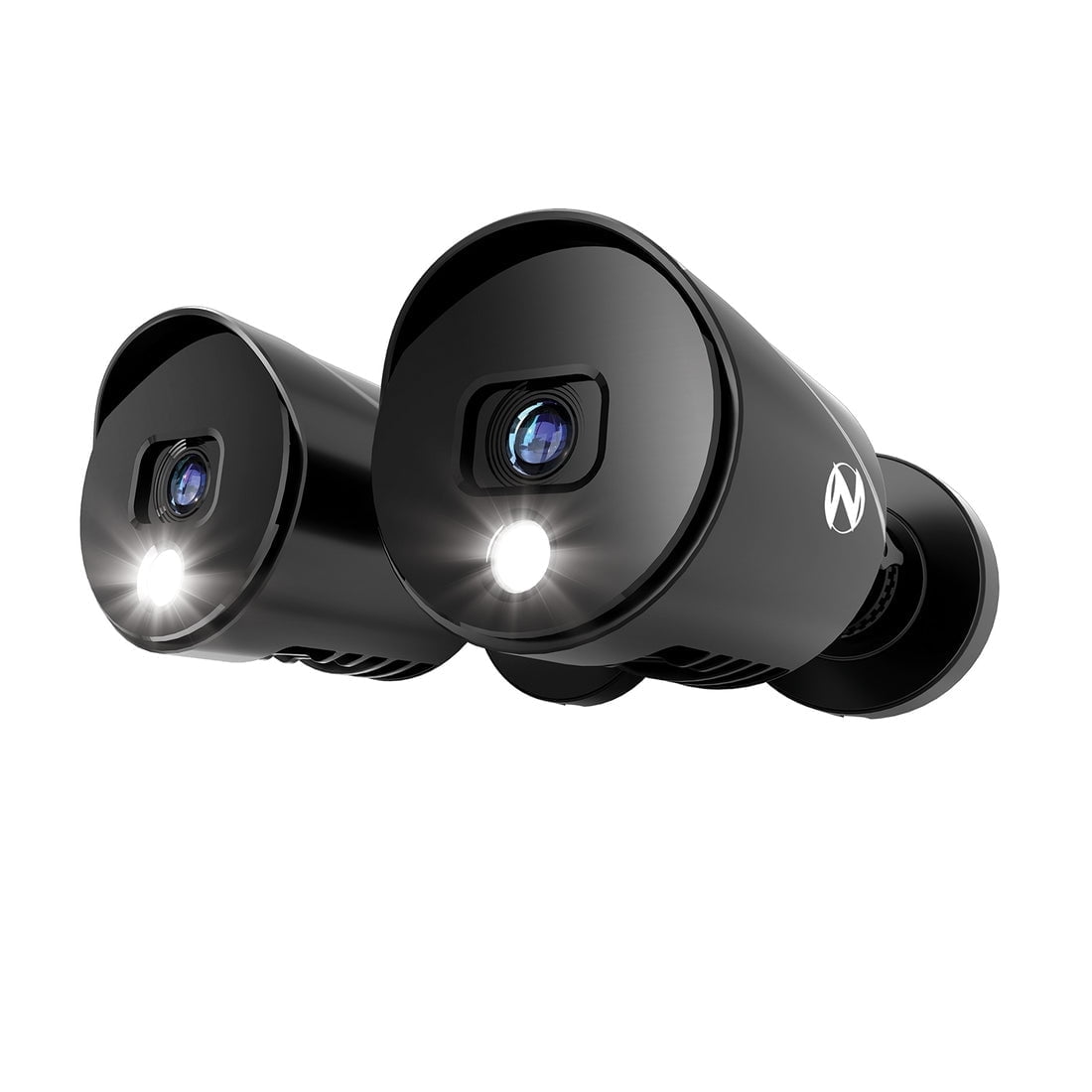 Night Owl Wired 1080p Deterrence Cameras 2 Pack Black Security System ...